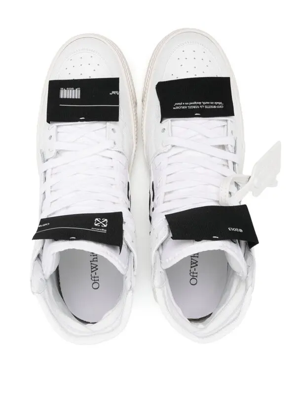 Off-White 3.0 Off Court Leather Sneakers