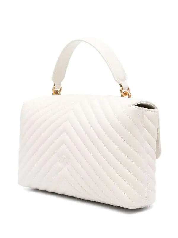 Pinko Love Puff Quilted Shoulder Bag - Neutrals
