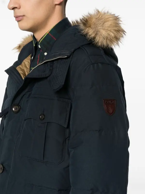 Ralph Lauren Faux Fur-trim Jacket