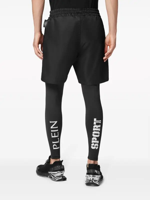PLEIN SPORT Graphic-print Layered Track Pants