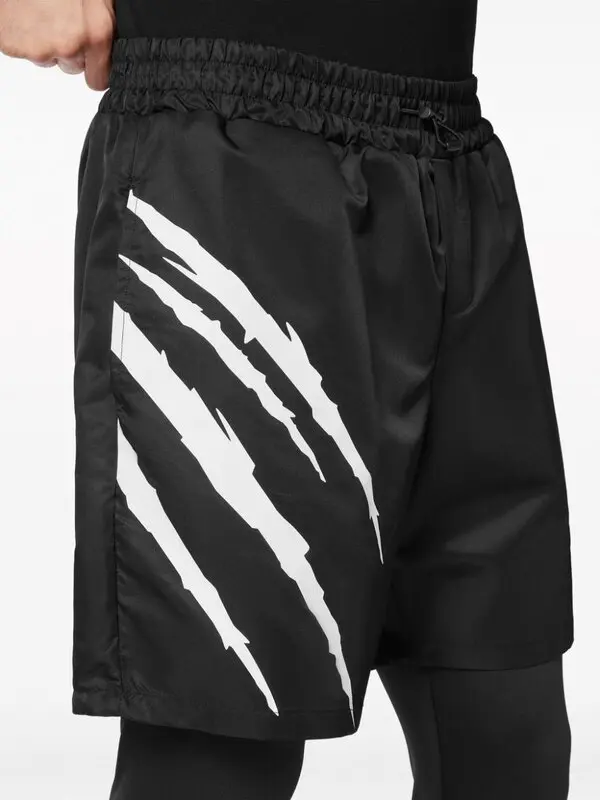 PLEIN SPORT Graphic-print Layered Track Pants