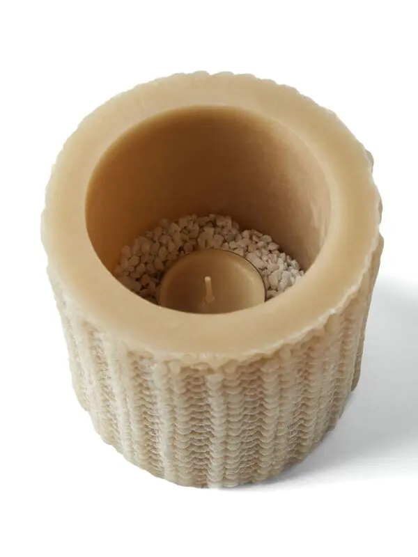 Brunello Cucinelli Knit-texture Lantern Candle