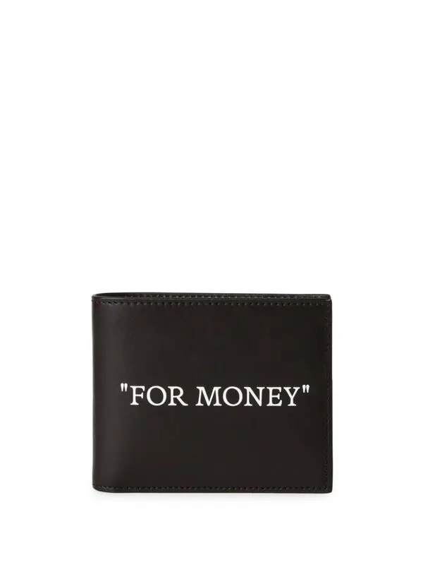 Off-White For Money Bi-fold Wallet - Black