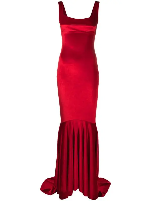 ATU BODY COUTURE Velvet Gown - Red