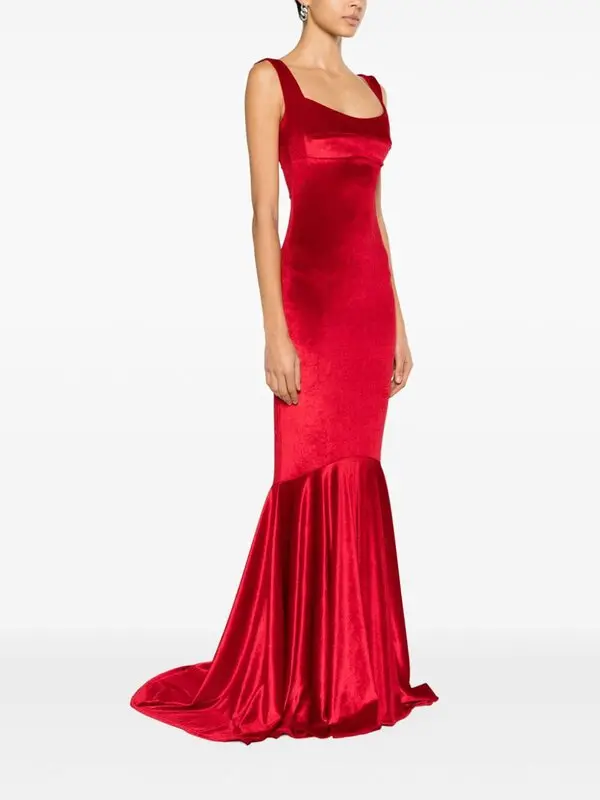 ATU BODY COUTURE Velvet Gown - Red