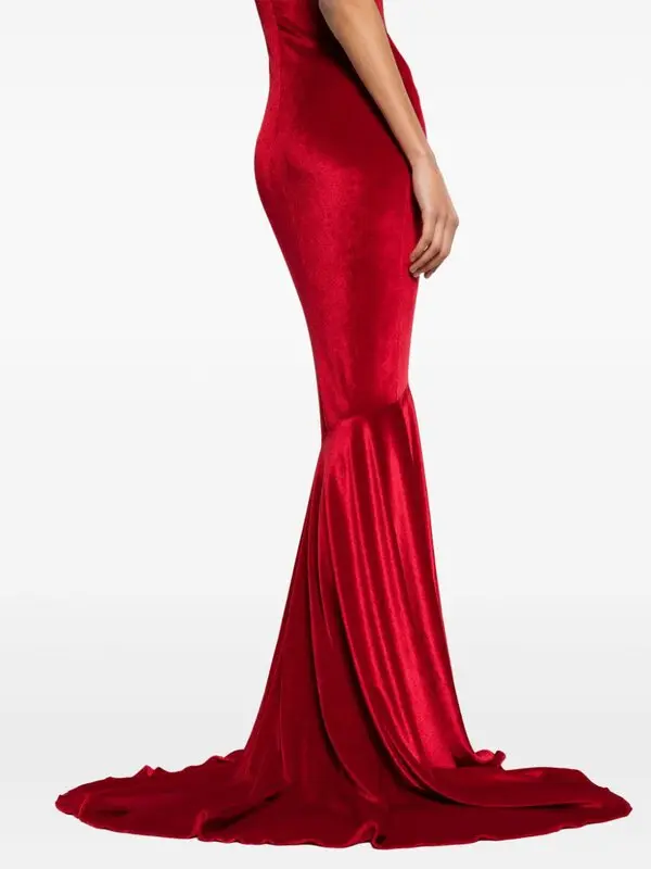 ATU BODY COUTURE Velvet Gown - Red