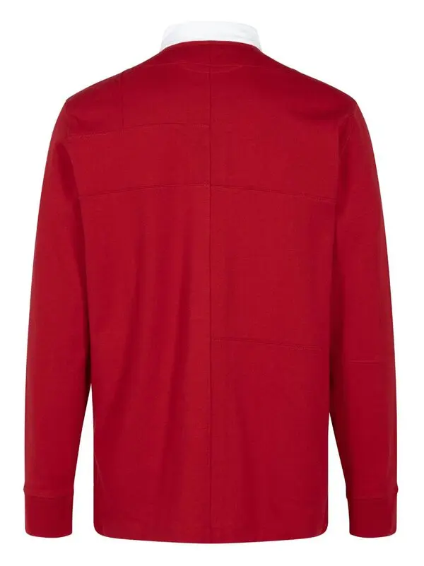 PALACE X Ralph Lauren Pieced Rugby Shirt - Red