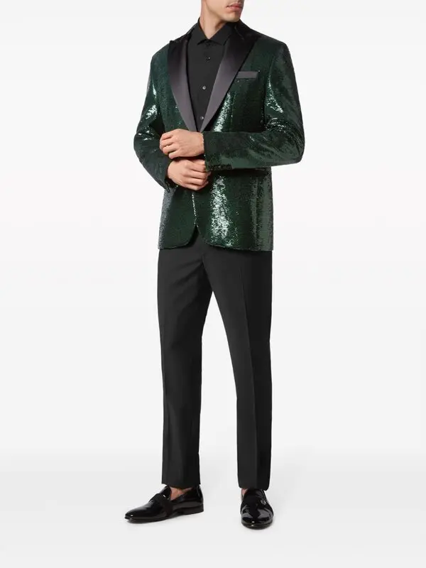 Philipp Plein Sequin-design Single-breasted Blazer
