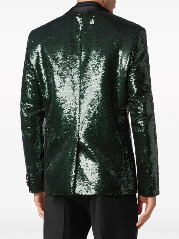 Philipp Plein Sequin-design Single-breasted Blazer