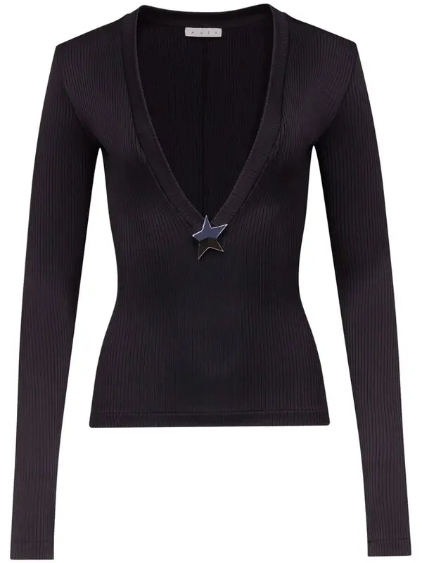 AREA Star Studded Jumper - Black