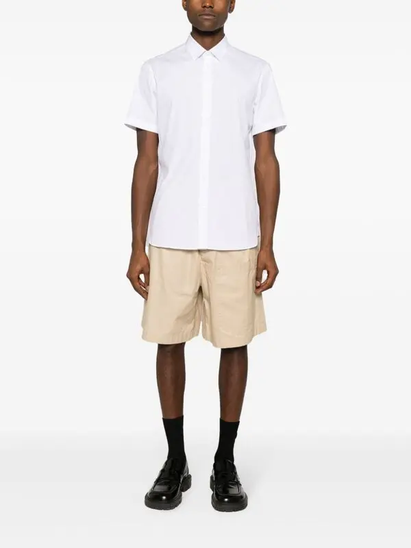 Burberry Embroidered Cotton Shirt - White