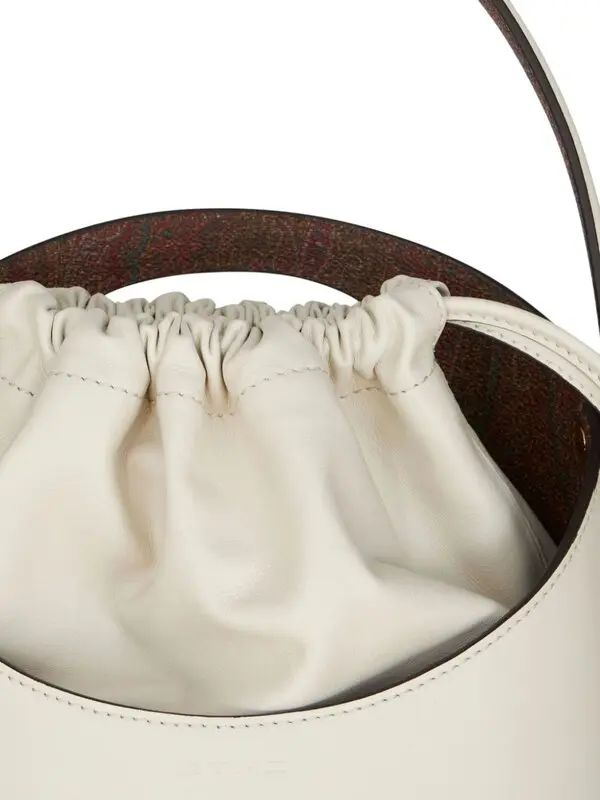 Etro Medium Saturno Bucket Bag - White