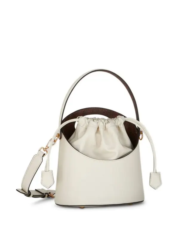 Etro Medium Saturno Bucket Bag - White
