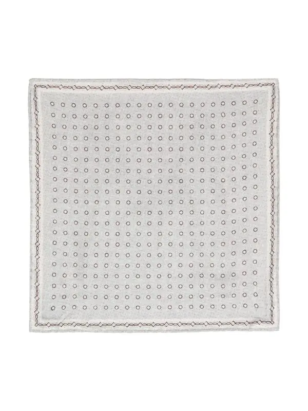 Brunello Cucinelli Reversible Square Pocket - Neutrals