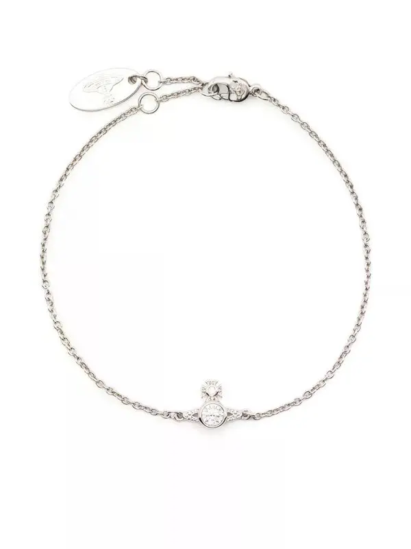 VIVIENNE WESTWOOD Orb Pendant Chain Bracelet - Silver
