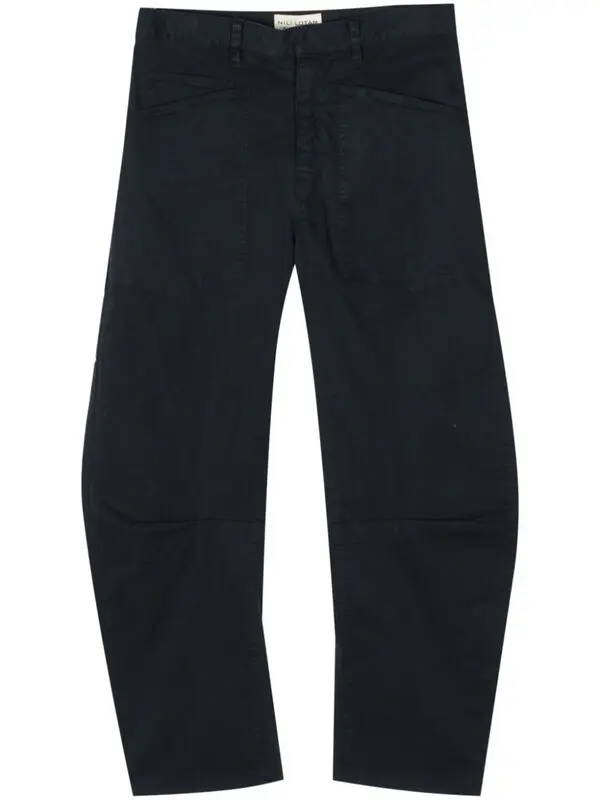 NILI LOTAN Shon Wide-leg Trousers - Blue