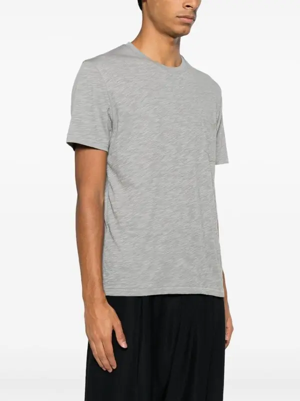 Zadig&Voltaire Stockholm Flocked-skull Cotton T-shirt - Grey
