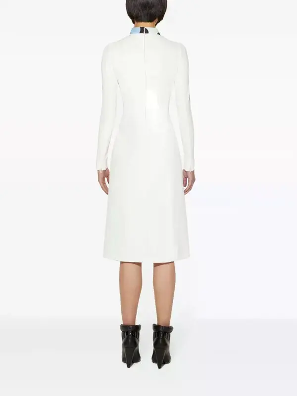 Emilio Pucci Contrast-collar Midi Dress