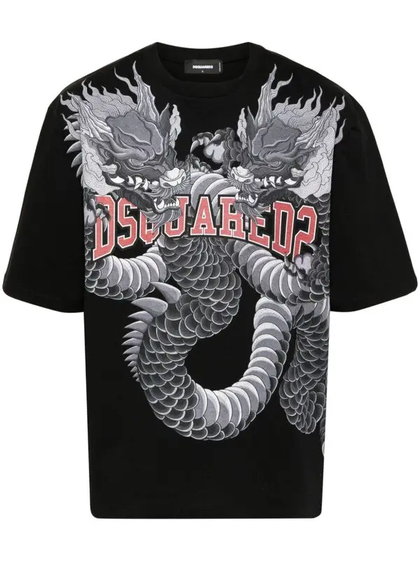 Dsquared2 Logo-print Cotton T-shirt