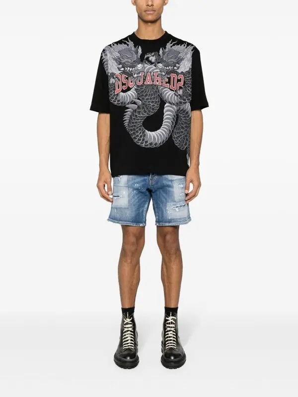 Dsquared2 Logo-print Cotton T-shirt
