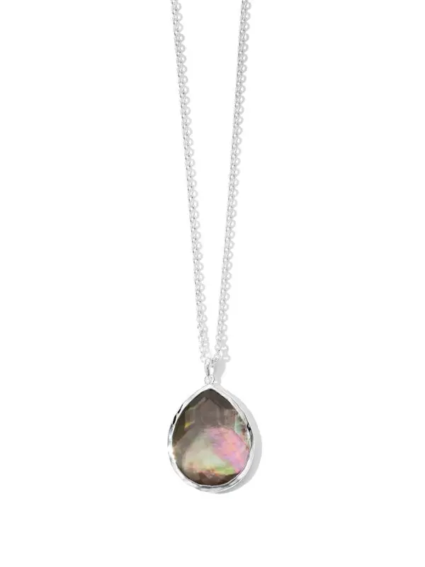 Ippolita Sterling Rock Candy® Teardrop Black Shell Necklace