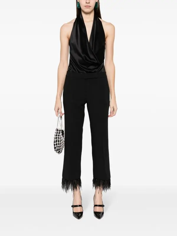 Michael Kors Feather-trim Trousers