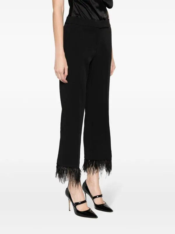 Michael Kors Feather-trim Trousers