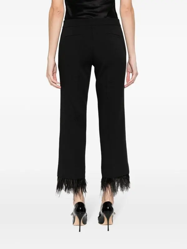 Michael Kors Feather-trim Trousers