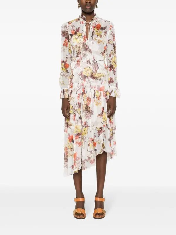Zimmermann Matchmaker Tiered Midi Dress