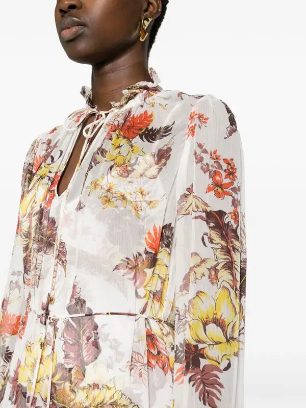 Zimmermann Matchmaker Tiered Midi Dress