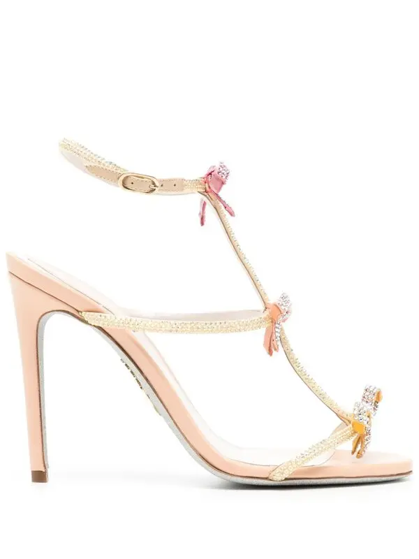 Rene Caovilla Caterina 100mm Leather Sandals