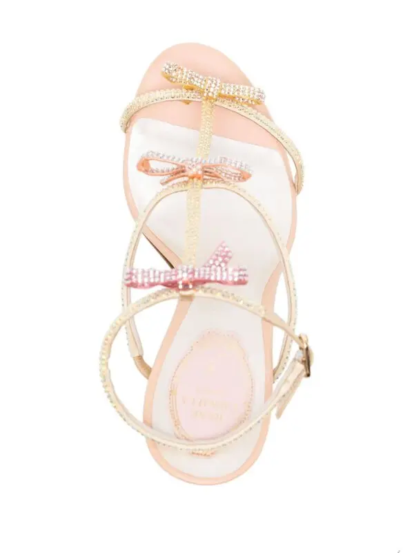 Rene Caovilla Caterina 100mm Leather Sandals