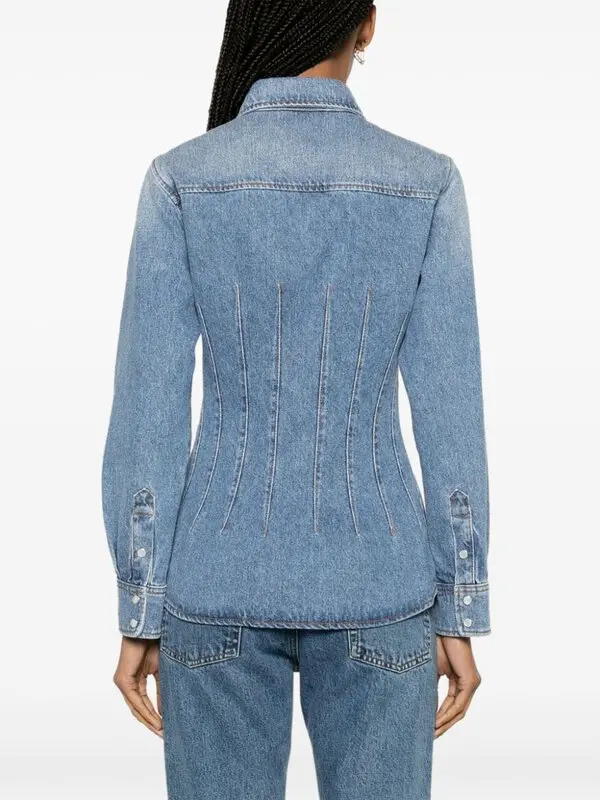 Chloé Corset-style Denim Shirt