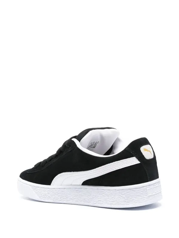 PUMA Stamped-logo Suede Platform Sneakers - Black