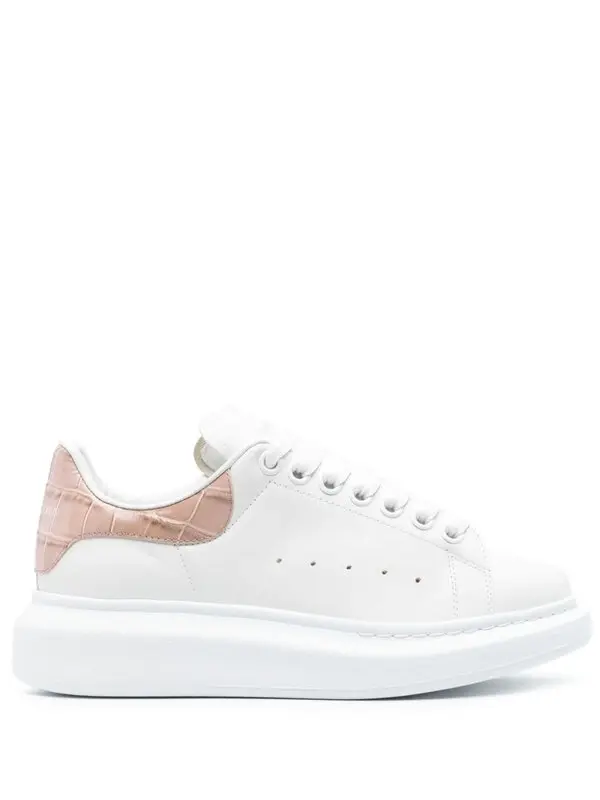 Alexander McQueen Oversized Crocodile-embossed Sneakers