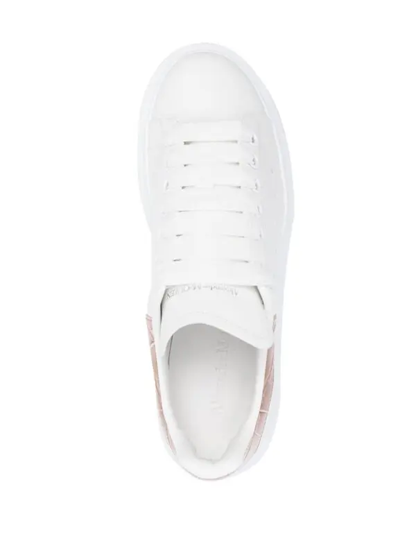 Alexander McQueen Oversized Crocodile-embossed Sneakers