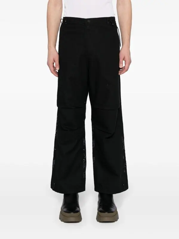 MAHARISHI Elasticated-waist Straight-leg Trousers