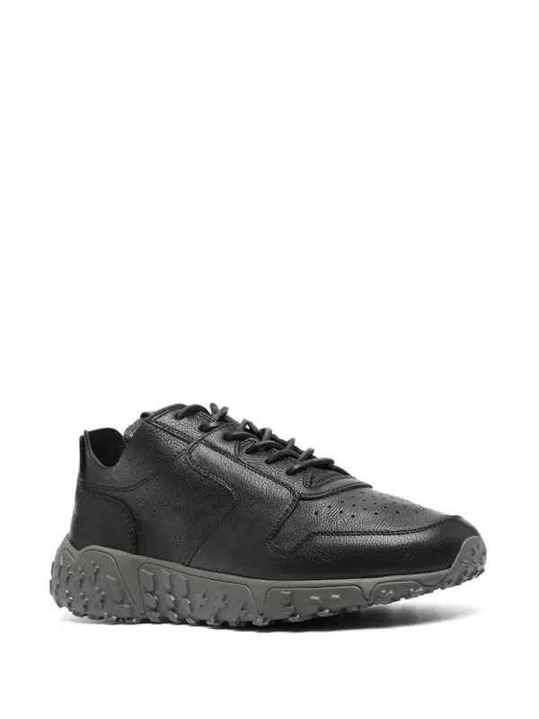 BUTTERO® Vinci Leather Sneakers - Black