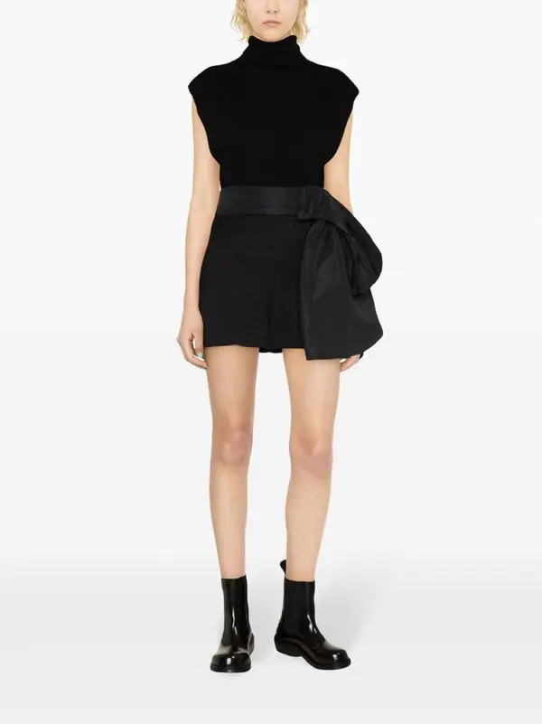 Alexander McQueen Bow-detail Tailored Shorts
