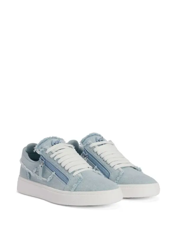 GIUSEPPE ZANOTTI Leather Low-top Sneakers