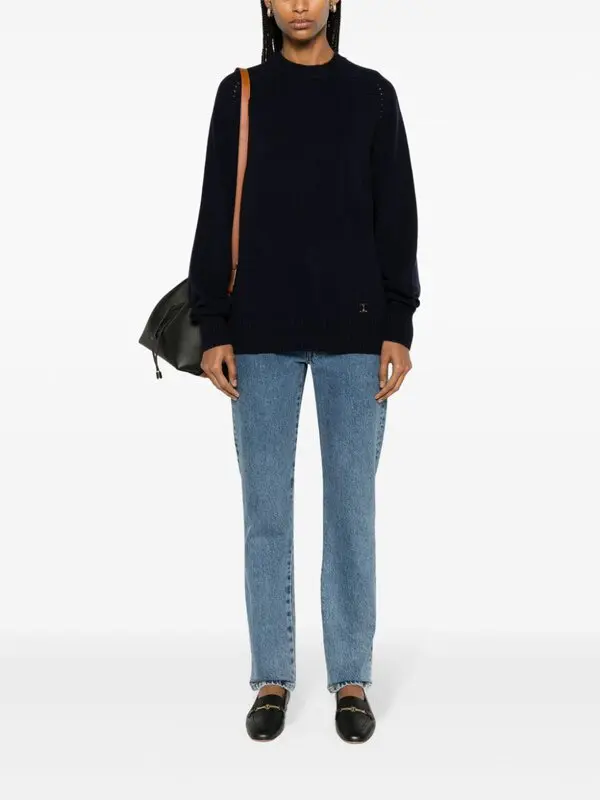 Chloé Marcie Plaque Cashmere Blend Jumper