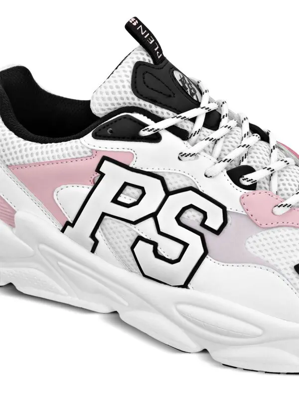 PLEIN SPORT Lo-top Logo-patch Sneakers - White