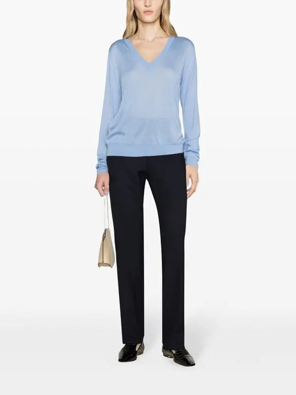 P.a.r.o.s.h Fine-knit Jumper - Blue