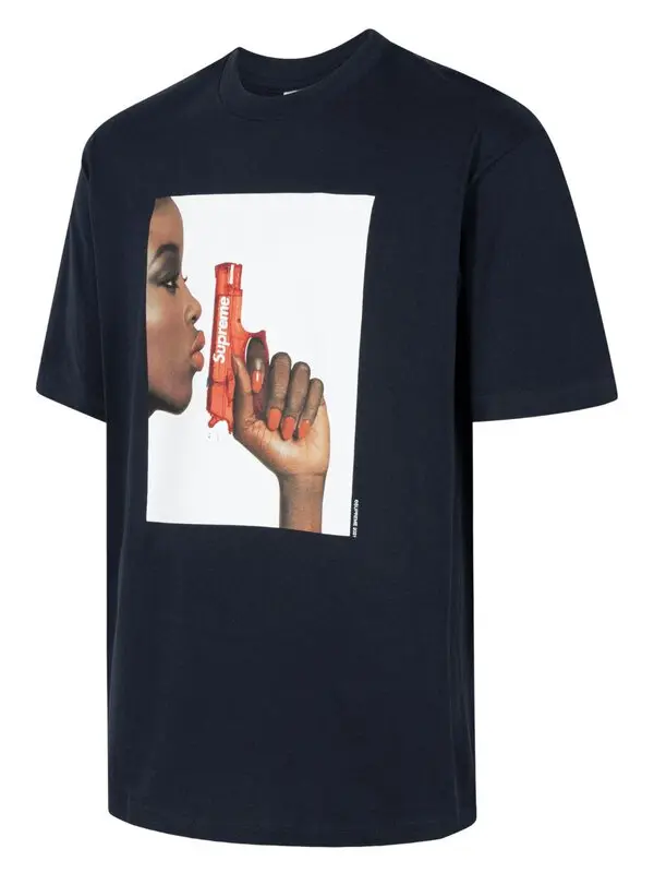 Supreme Water Pistol T-Shirt Blue Editorialist