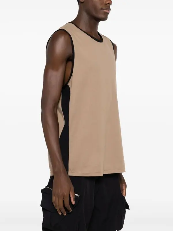 AMIR SLAMA Panelled Cotton Tank Top