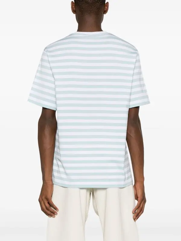 Versace Nautical Stripe Cotton T-shirt - Blue