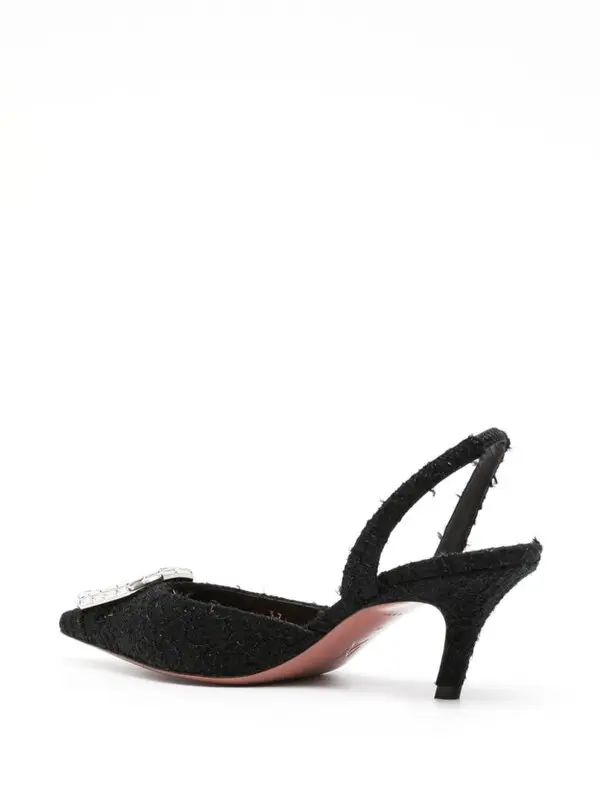 Amina Muaddi Camelia 105mm Pumps - Black