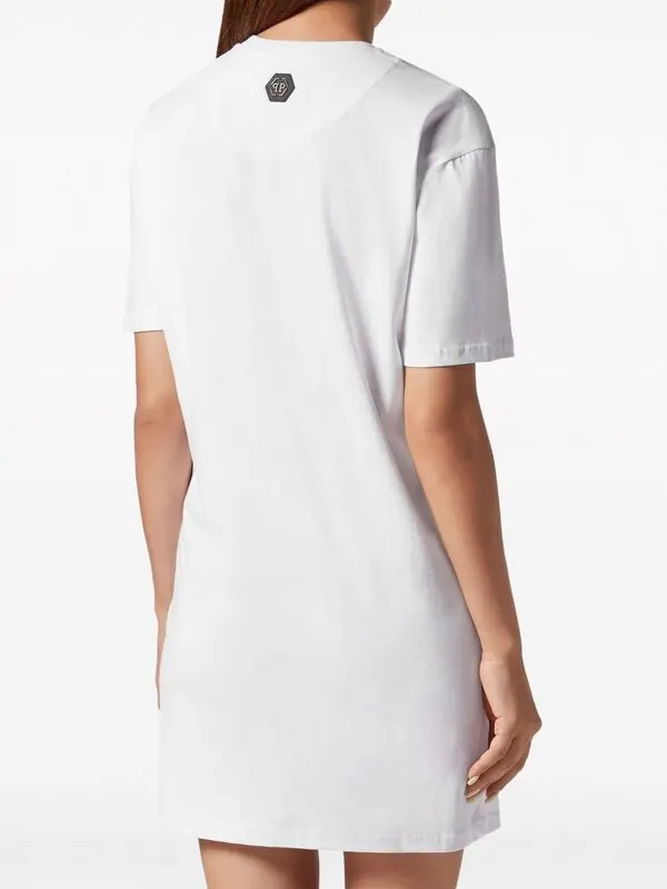 Philipp Plein Logo-embellished T-shirt Dress