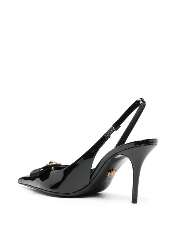 Versace 85mm Ribbon Slingback Pumps