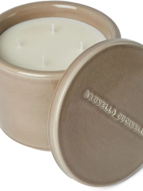 Brunello Cucinelli Logo-engraved Ceramic Candle